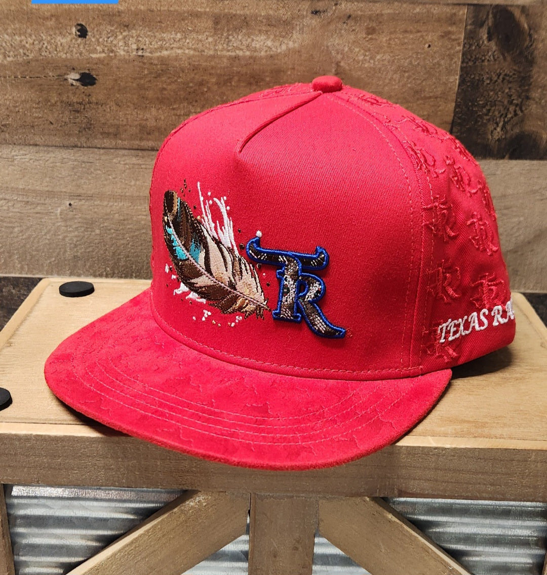 Pincer Sky Cap -Red / Red – W Western Texas