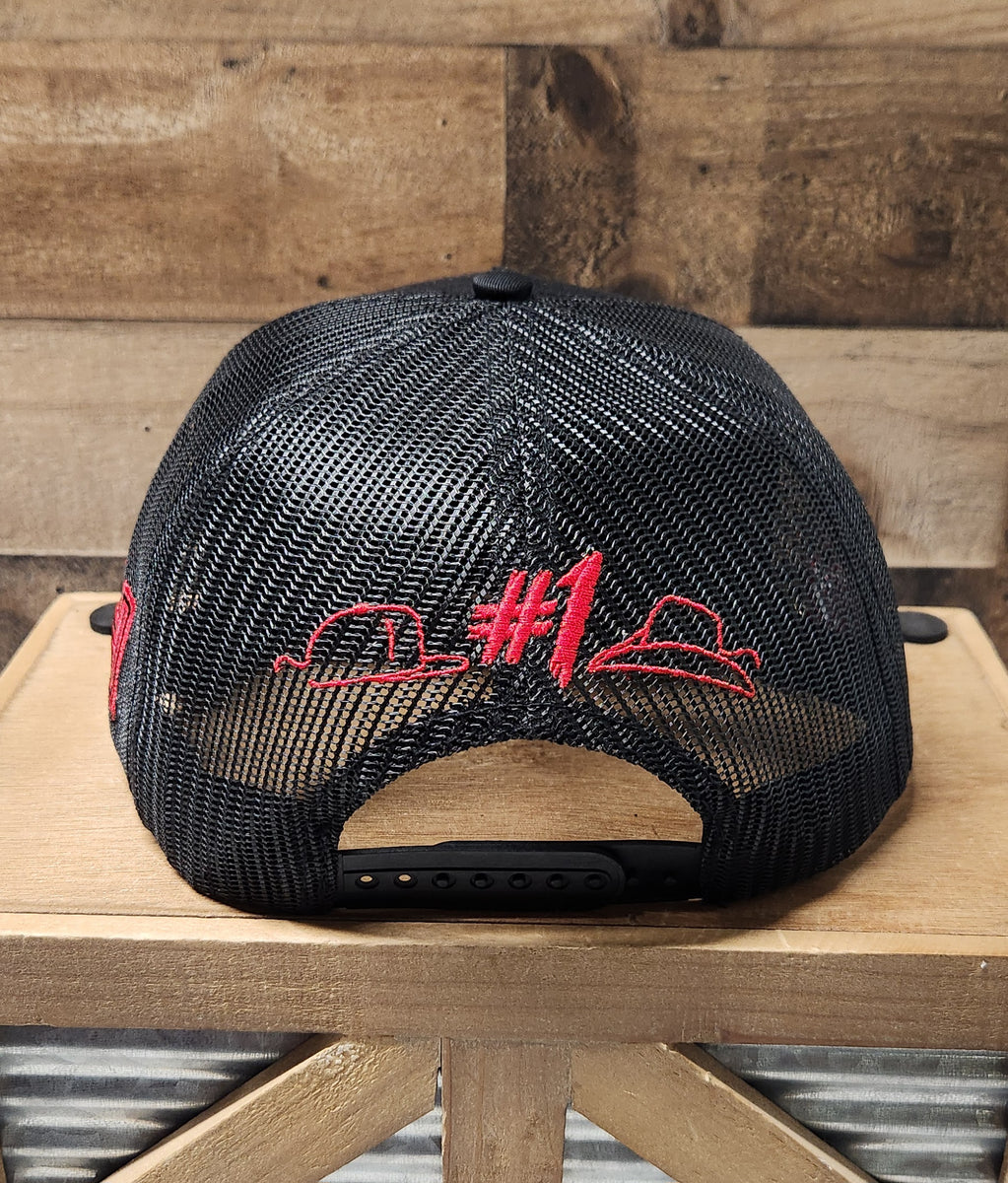 JH And TR Edition - Black/Black Red Logo – W Western Texas