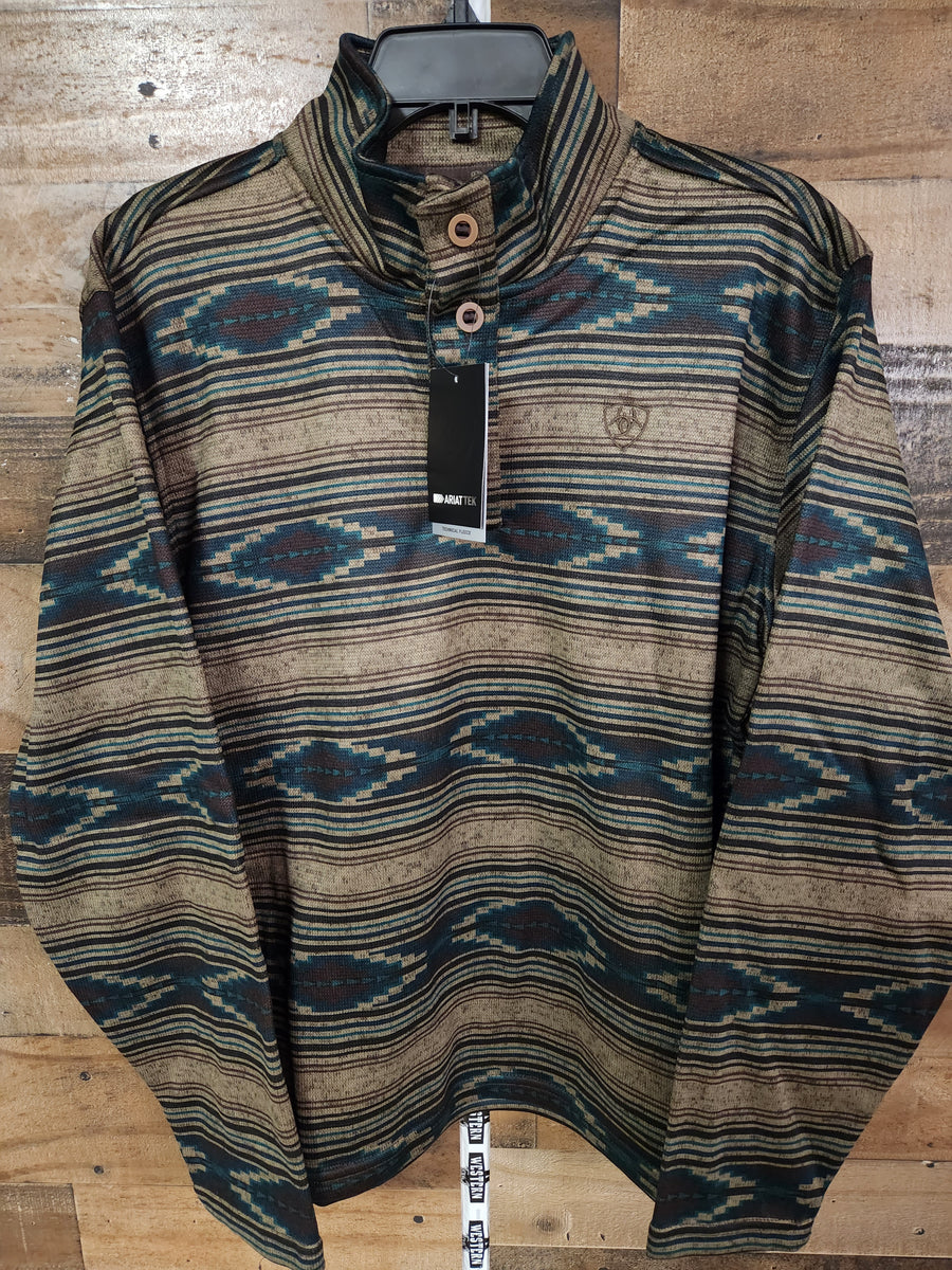 Ariat Men's Wesley Sweater - Brindlewood Serape – W Western Texas